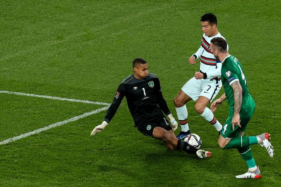 Republic Ireland Vs Portugal Portugals Cristiano Editorial Stock Photo ...