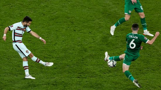 Republic Ireland Vs Portugal Portugals Joao Editorial Stock Photo ...
