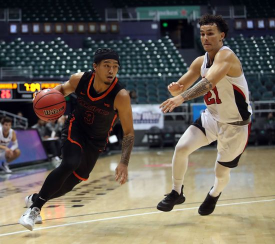 Pacific Tigers Guard Pierre Crockrell Ii Editorial Stock Photo - Stock ...