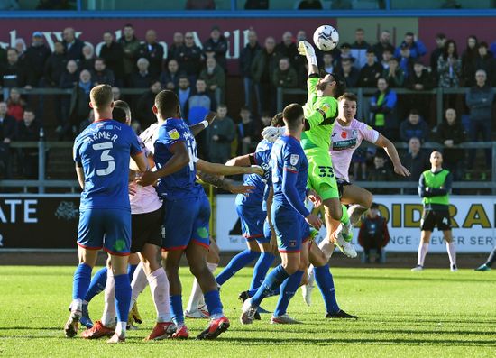 Mark Howard Goalkeeper Carlisle Gets Ball Editorial Stock Photo - Stock ...
