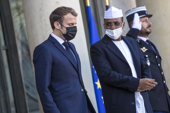 French President Emmanuel Macron L Greets Editorial Stock Photo - Stock ...