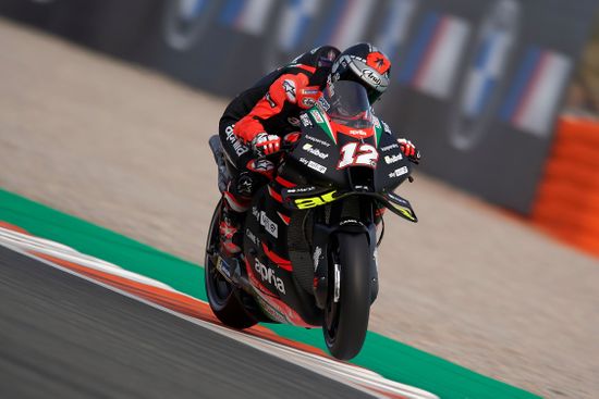 Maverick Vinales 12 Spain Aprilia Racing Editorial Stock Photo - Stock ...