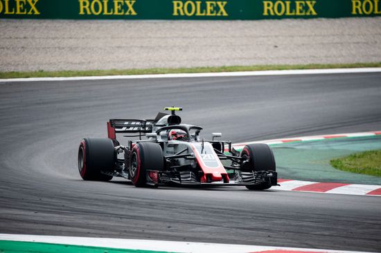 Kevin Magnussen Driving Haas Vf18 On Editorial Stock Photo - Stock ...