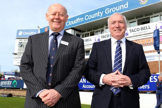 Essex Chairman John Faragher L Chief Editorial Stock Photo - Stock ...