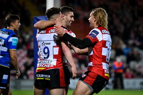 Charlie Chapman Billy Twelvetrees Gloucester Rugby Editorial Stock ...