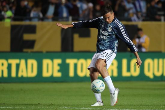 Paulo Dybala Argentina Warms Prior South Editorial Stock Photo - Stock ...