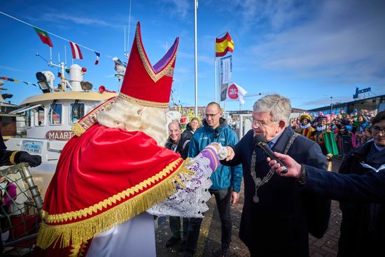 Person Dressed Sinterklaas Sintnicolaas Legendary Figure Editorial ...