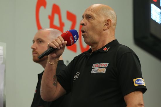 Pdc Darts Referee Russ Bray During Editorial Stock Photo - Stock Image ...