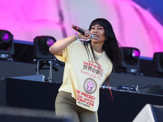 North Carolina Rapper Tia Corine Performs Editorial Stock Photo - Stock ...