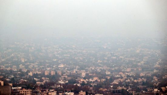 Smog Obscures Buildings Tehran Iran 13 Editorial Stock Photo - Stock ...
