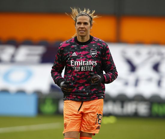 Lydia Williams Arsenal During Prematch Warmup Editorial Stock Photo ...