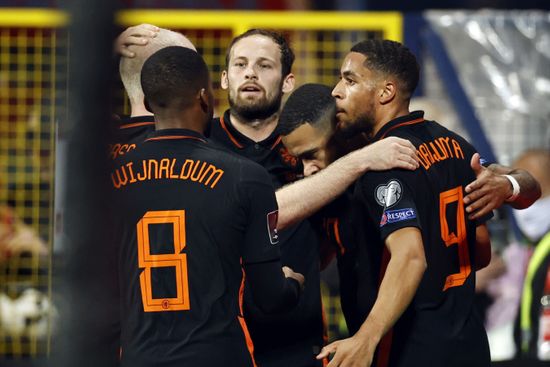 Daley Blind Holland Memphis Depay Holland Editorial Stock Photo - Stock ...