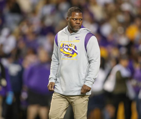 Lsu Defensive Coordinator Daronte Jones Walks Editorial Stock Photo ...
