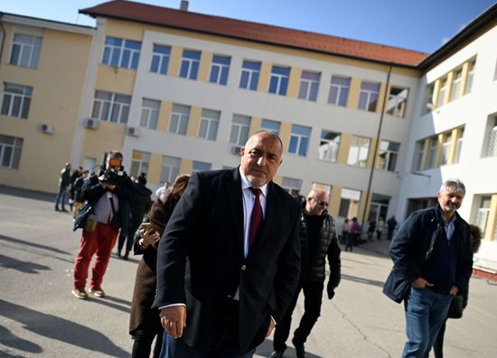 Former Prime Minister Leader Gerb Boyko Editorial Stock Photo - Stock ...