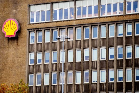 Exterior View Shells Refinery Pernis Netherlands Editorial Stock Photo ...