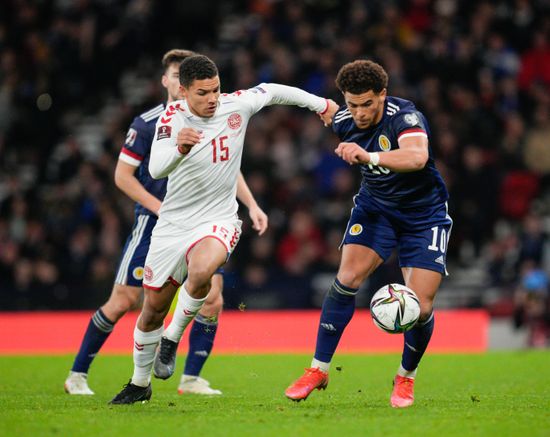 Alexander Bah Denmark Che Adams Scotland Editorial Stock Photo - Stock ...
