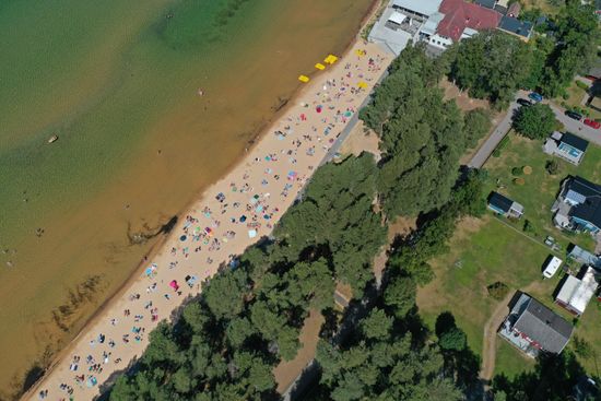 Aerial View Varamon Motala Sweden Editorial Stock Photo - Stock Image ...