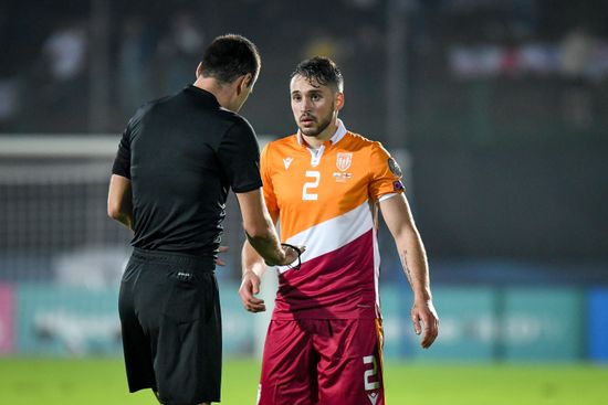 Referee Match Rade Obrenovic Talks San Editorial Stock Photo - Stock ...