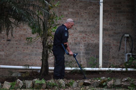 Forensic Services Use Metal Detector Front Editorial Stock Photo ...