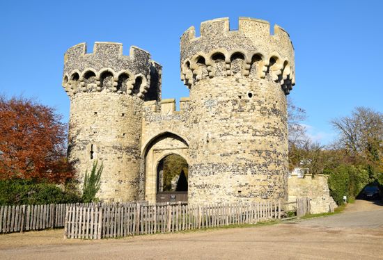 Gate House Cooling Castle Kent Privately Editorial Stock Photo - Stock ...