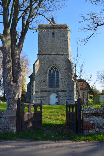 Saint James Church Autumnal Sunshine Church Editorial Stock Photo ...