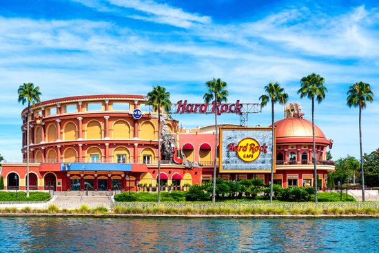 Exterior Facade Hard Rock Building Universal Editorial Stock Photo ...