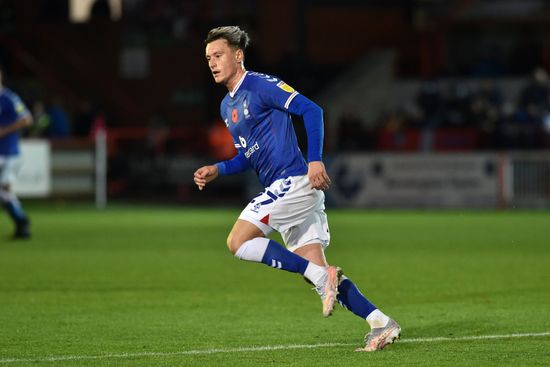 Oldham Athletics Jamie Hopcutt During Sky Editorial Stock Photo - Stock ...