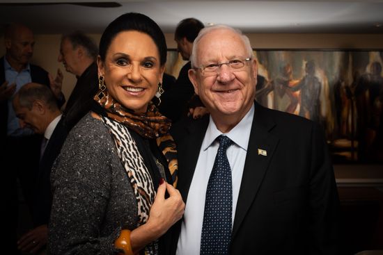 Gail Ronson President Reuven Rivlin Editorial Stock Photo - Stock Image ...