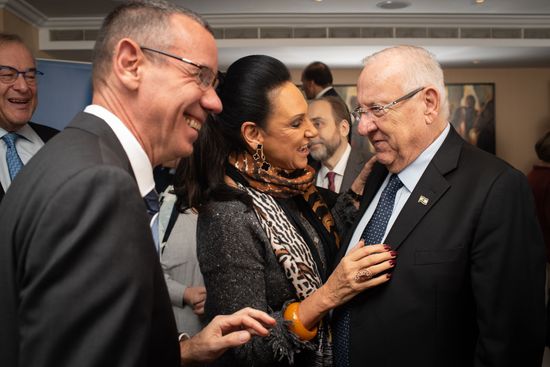 Ambassador Mark Regev Gail Ronson President Editorial Stock Photo ...