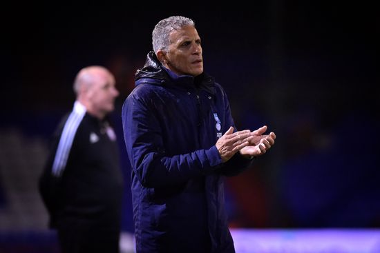 Keith Curle Manager Oldham Athletic During Editorial Stock Photo ...