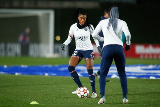 Ashley Lawrence Psg Warms During Uefa Editorial Stock Photo - Stock ...
