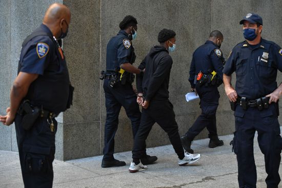 New York State Court Officers Escort Editorial Stock Photo - Stock ...