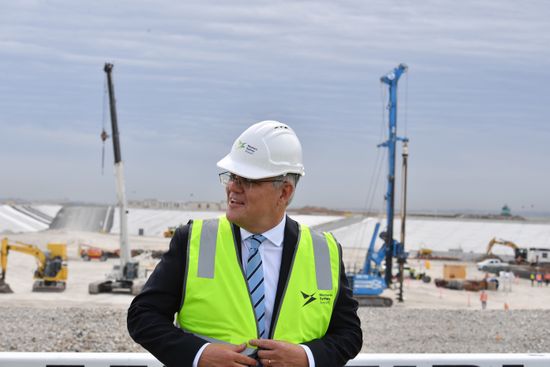 Prime Minister Scott Morrison During Visit Editorial Stock Photo ...