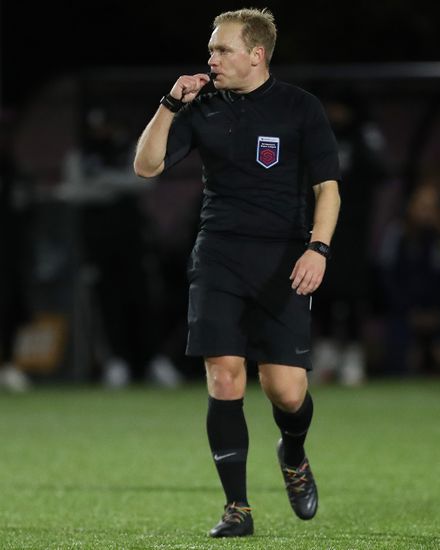 Match Referee Matthew Dicicco During Fa Editorial Stock Photo - Stock ...