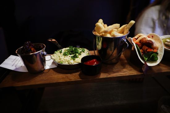 Small Dishes Pinchos Restaurant Uppsala Editorial Stock Photo - Stock ...