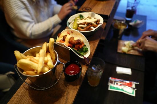 Small Dishes Pinchos Restaurant Uppsala Editorial Stock Photo - Stock ...