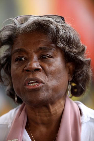 Us Ambassador Un Linda Thomasgreenfield Speaks Editorial Stock Photo ...