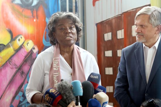 Us Ambassador Un Linda Thomasgreenfield L Editorial Stock Photo - Stock ...