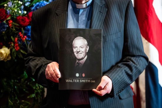 Reverend Stuart Mcquarrie Holds Order Service Editorial Stock Photo ...