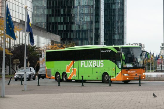 Green Bus Flixbus Inscription Brand Logo Editorial Stock Photo - Stock ...