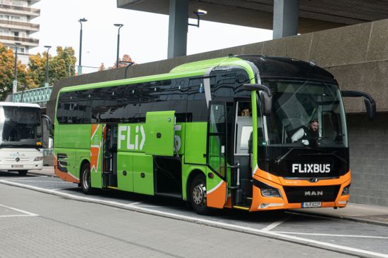 Green Bus Flixbus Inscription Brand Logo Editorial Stock Photo - Stock ...