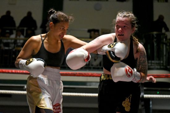 Nicole Goldsmithryan Black Shorts Defeats Ruqsana Editorial Stock Photo ...