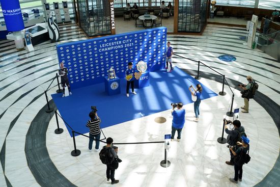 Trophy Leicester City Champion Emirates Fa Editorial Stock Photo ...