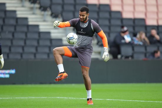 Burton Albion Goalkeeper Ellery Balcombe On Editorial Stock Photo ...