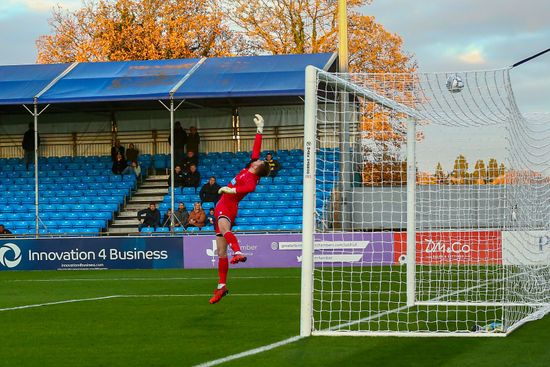 Solihull Moorss Goalkeeper Ryan Boot Saves Editorial Stock Photo ...