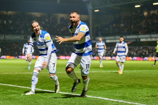 Qprs Charlie Austin Celebrates His Goal Editorial Stock Photo - Stock ...