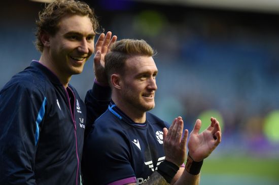 Jamie Ritchie Stuart Hogg Scotland Captain Editorial Stock Photo ...