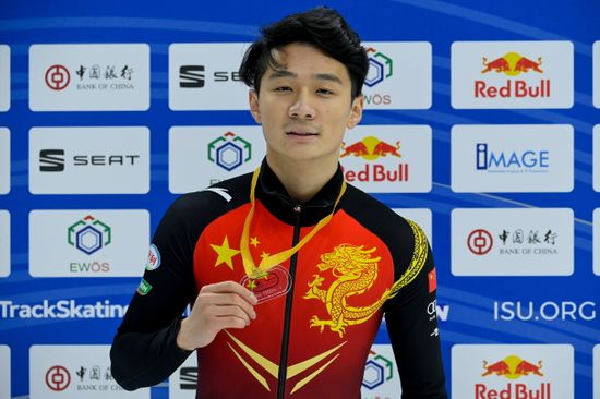 Ren Ziwei China Poses On Podium Editorial Stock Photo - Stock Image ...