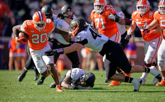Clemson Tigers Running Back Kobe Pace Editorial Stock Photo - Stock ...