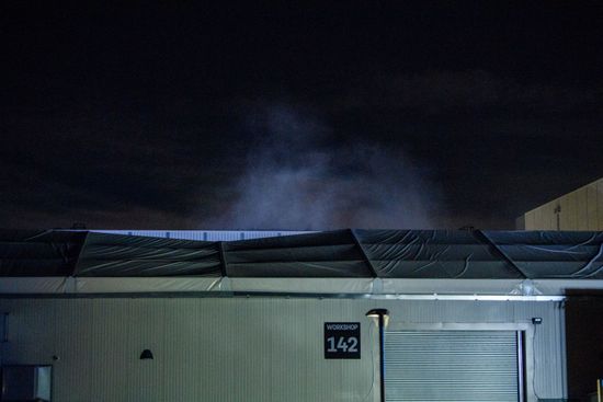 Smoke Rises Over Workshop 142 Pinewood Editorial Stock Photo - Stock ...